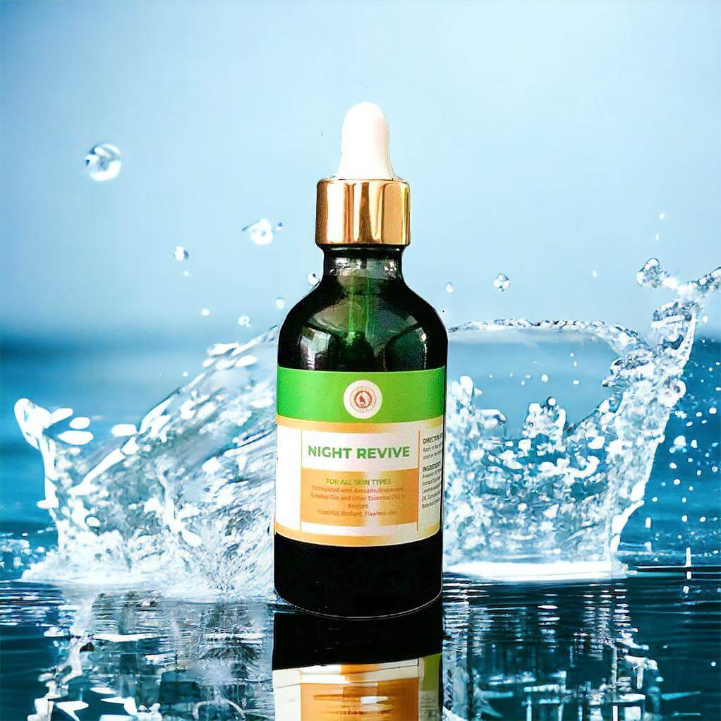 Night Revive Serum with Hyaluronic Acid for Radiant Skin – ToniAnn Organics
